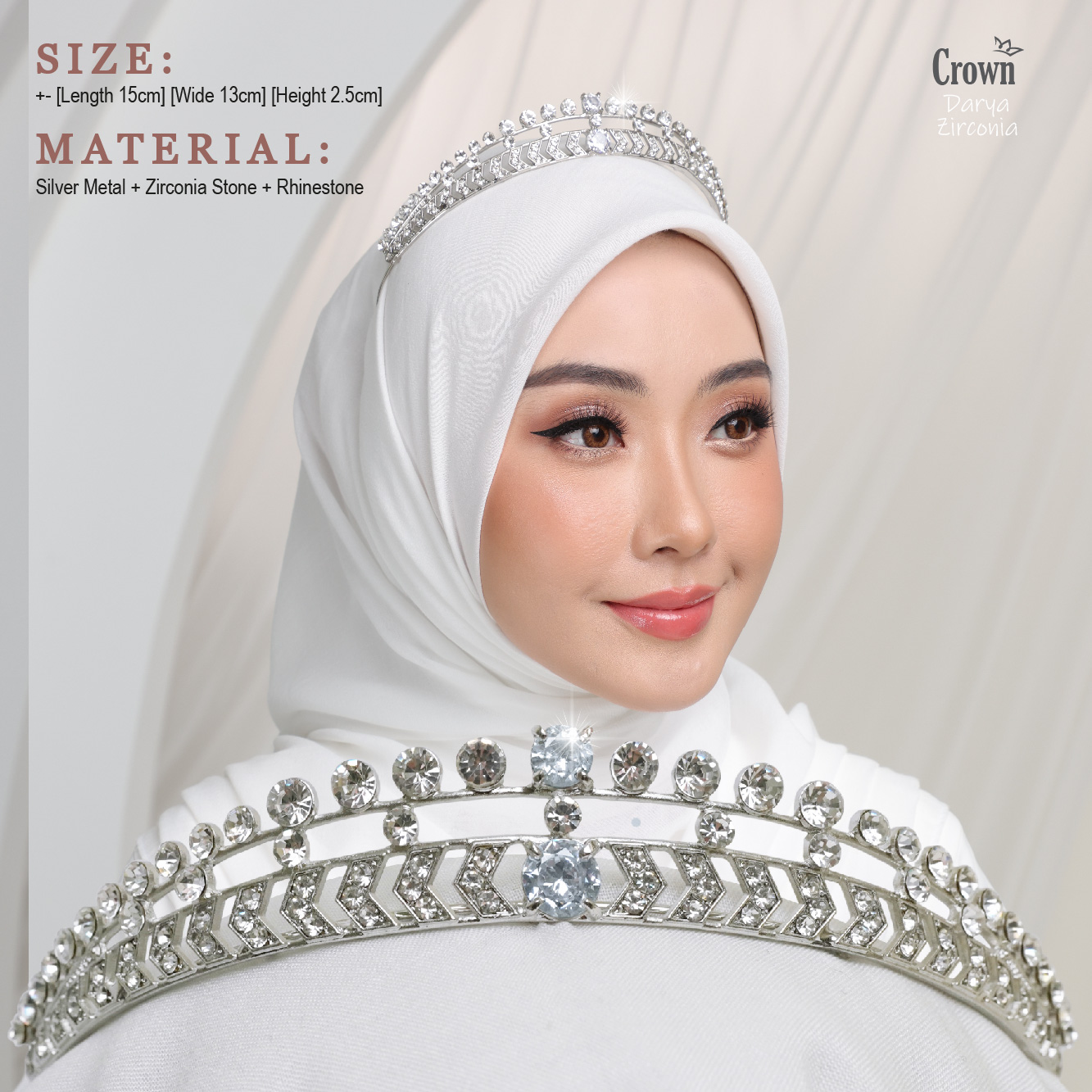 CROWN Bride – Darya Zirconia – MyPuteri